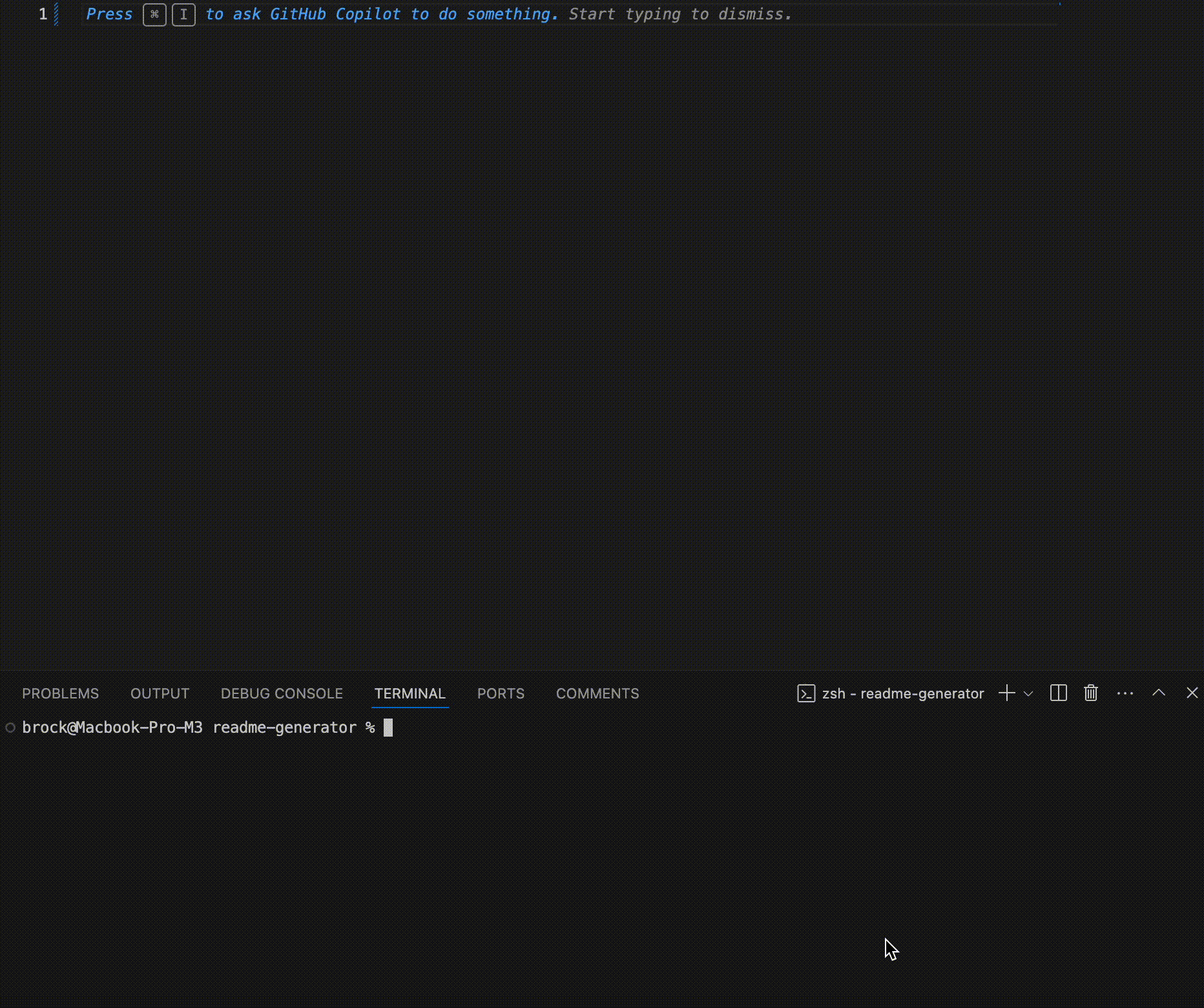 README Generator | nodejs-readme-generator